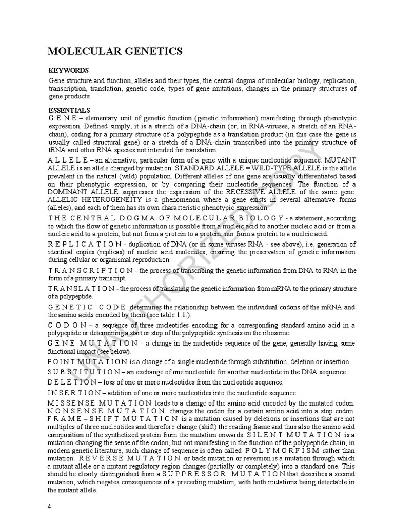 Genetic Mutations and Their Effects | PDF | Zygosity | Dominance (Genetics)