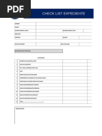 Checklist para Expediente de Empleado | PDF