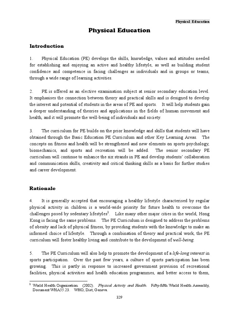 Pe | PDF | Educational Assessment | Physical Education