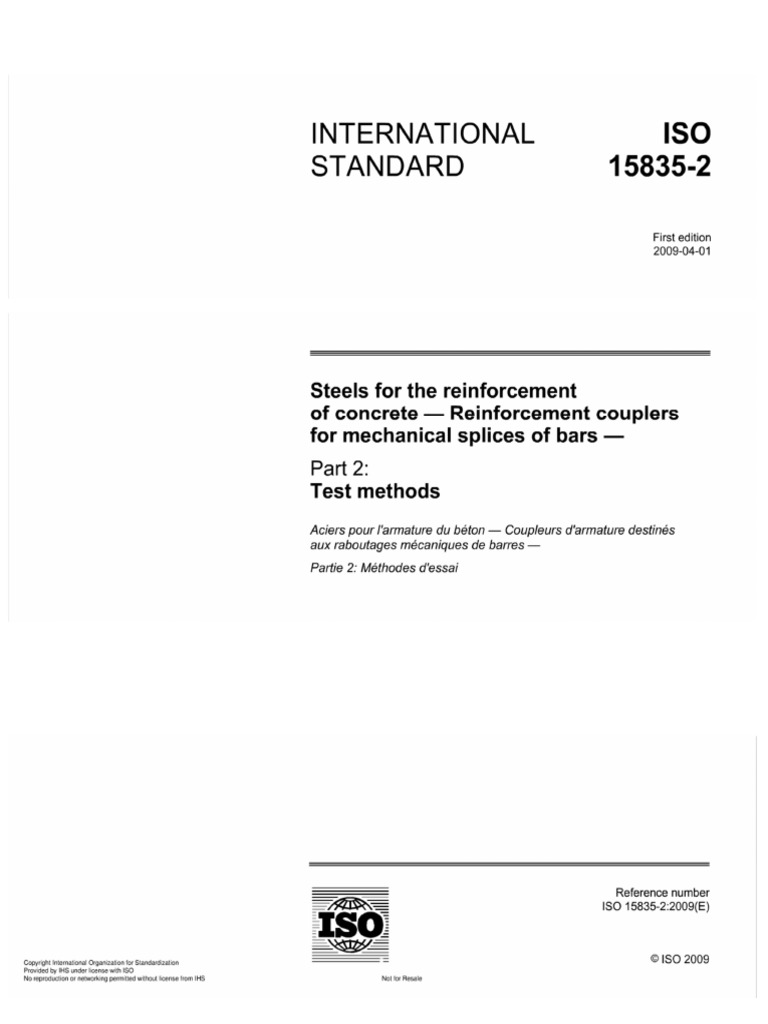 ISO-15835 Part 2-09 | PDF
