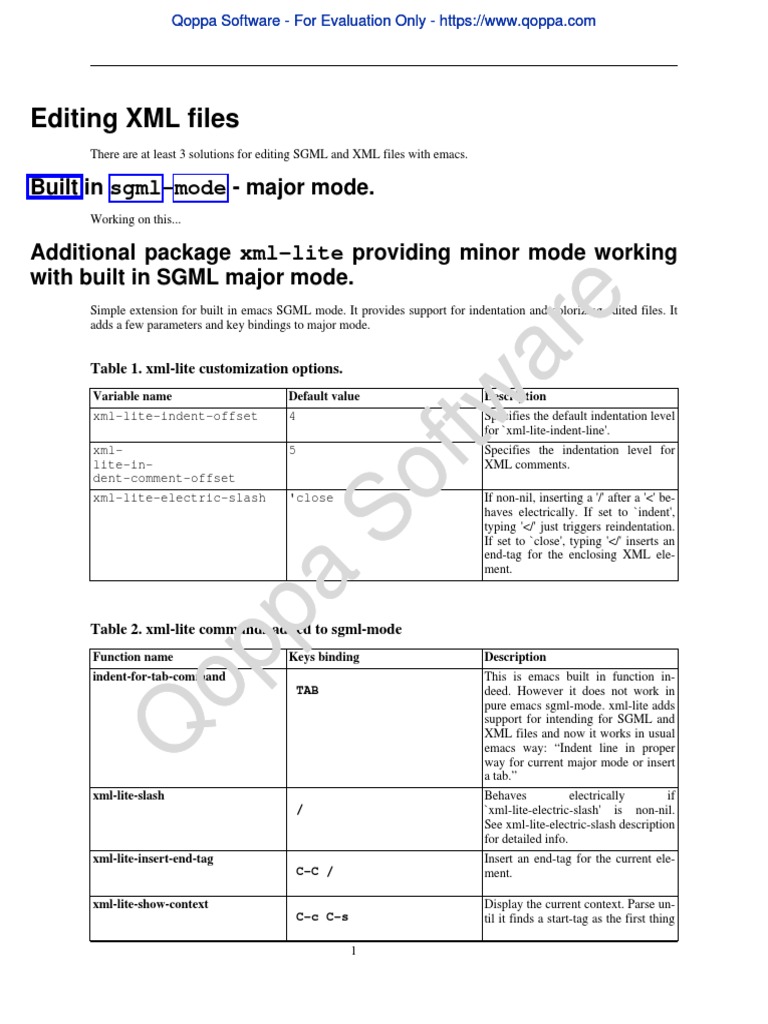 Qoppa Software Qoppa Software Editing Xml Files Pdf Xml Software Engineering