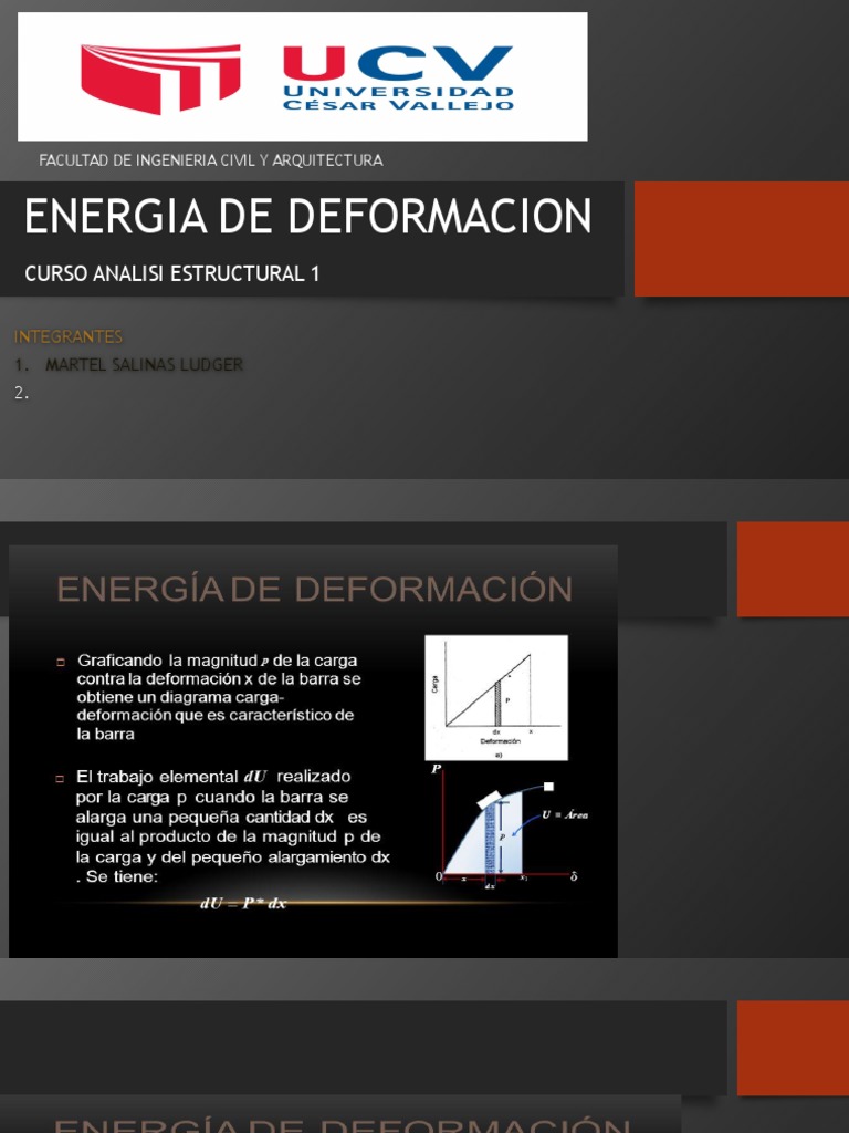 Energia de Deformacion | PDF | Ciencia y matemáticas