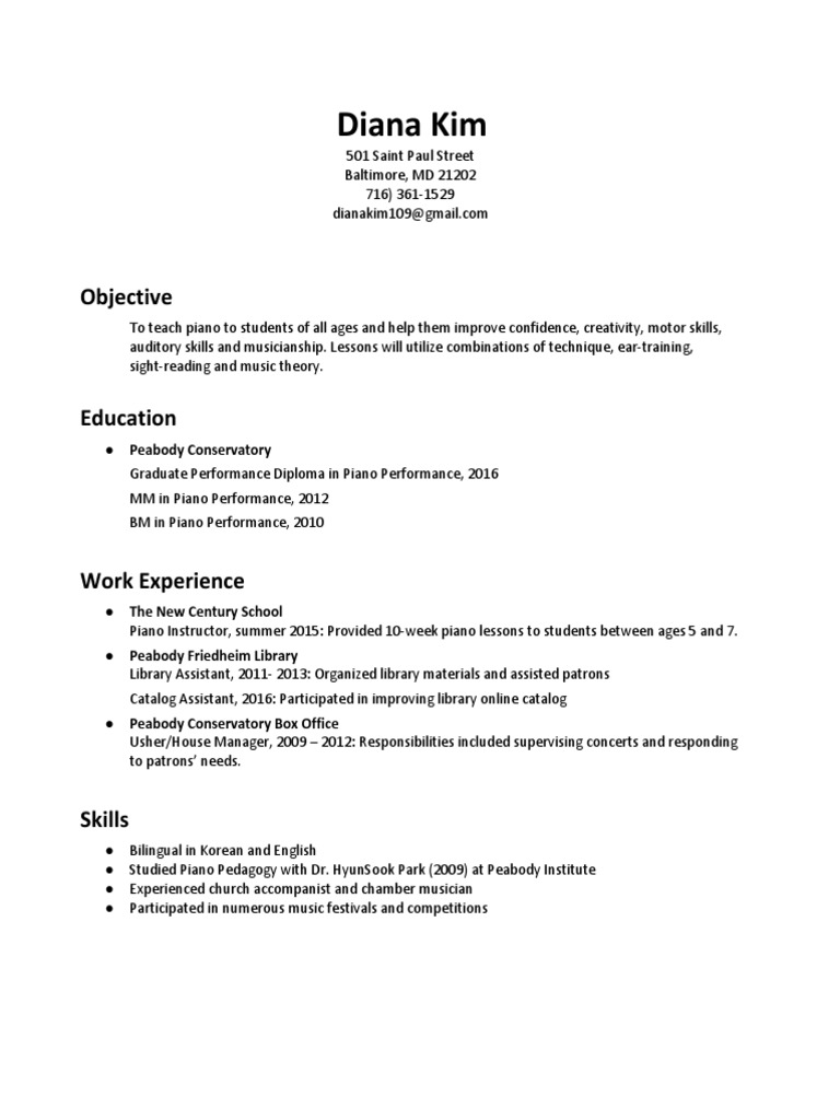Csit Resume PDF | PDF