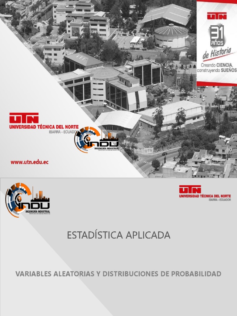 Conferencia 5 Mía - Variables Aleatorias Discretas y Contínuas - Estadística Aplicada PDF | PDF ...