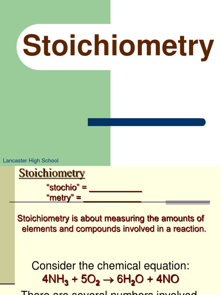Day 2 - Introduction To Stoichiometry Guided Notes Assignment | PDF ...