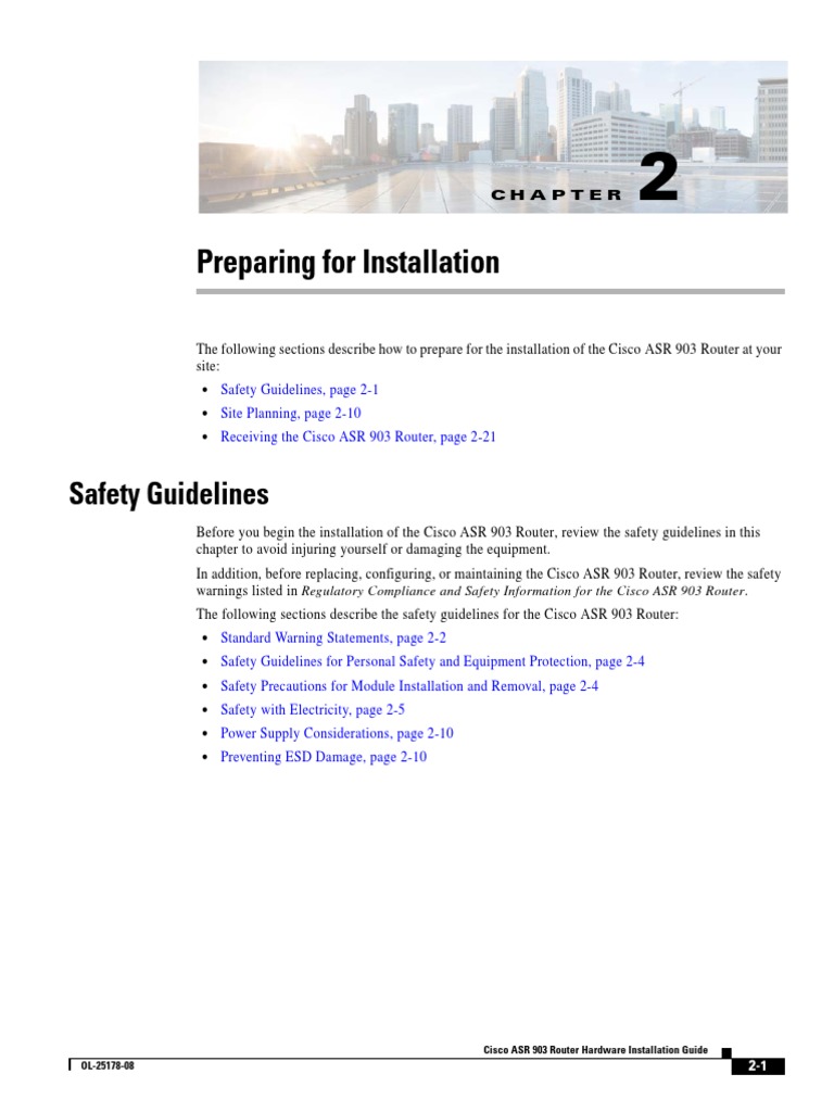 Preparing For Installation: Safety Guidelines | PDF | Electrical Wiring ...