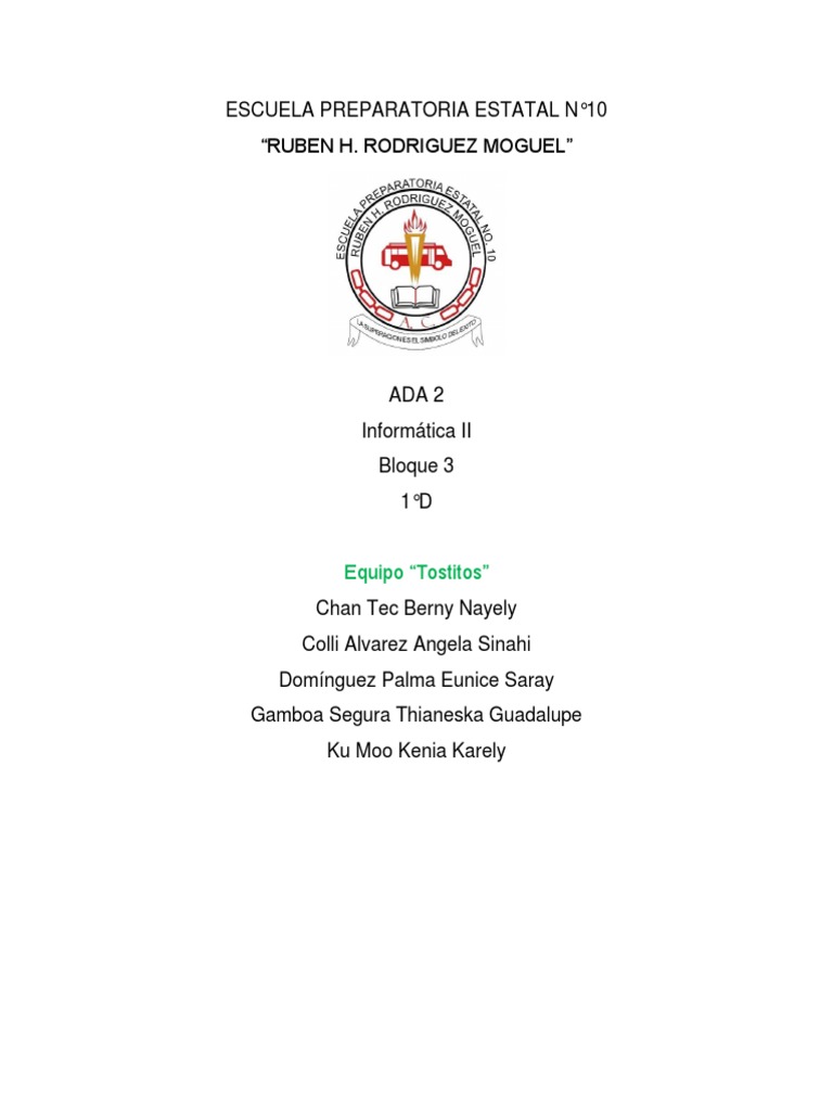 Ada2 b3 Tostitos | PDF | Lenguaje de programación | Programa de computadora