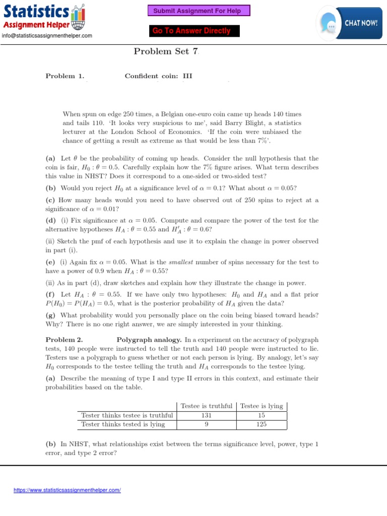 Statistics Assignment Sample With Solutions | PDF | Statistical ...