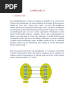 Tipos de Cardinalidad y Símbolos | PDF