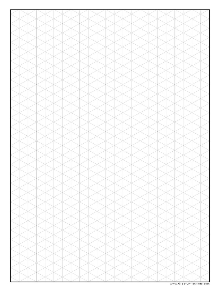 Graph Paper Isometric | PDF