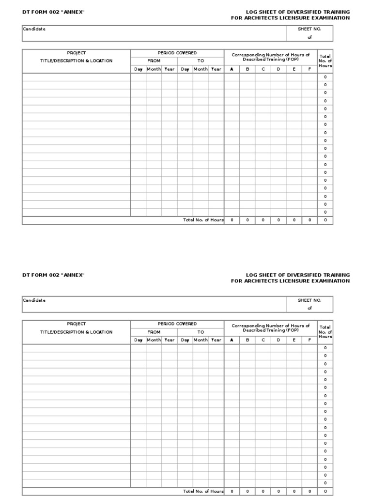 DT Form 002 Guide As of 061918 | PDF | Design | Engineering