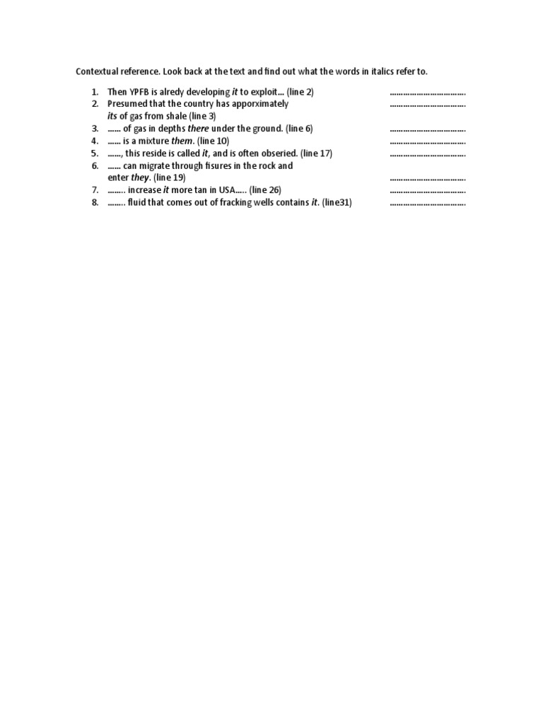 Contextual Reference | PDF