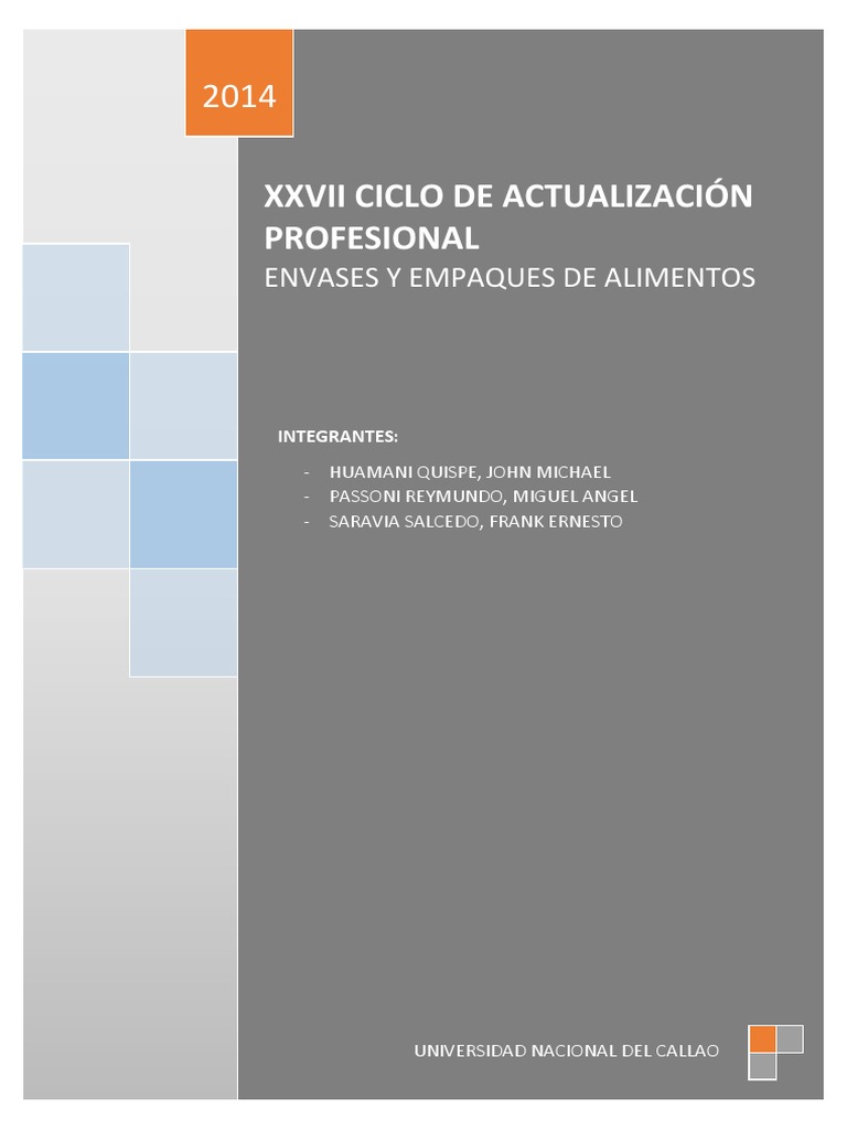 Ejercicios de Envases y Empaques de Alimentos PDF | PDF | Gases | Solubilidad