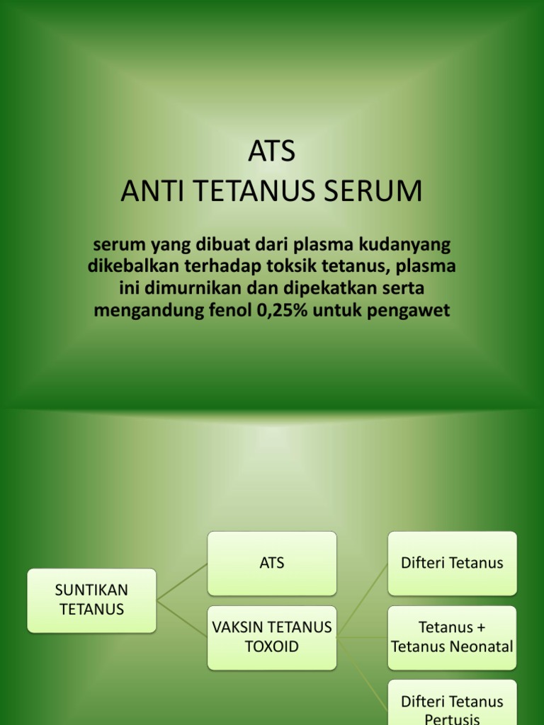 ATS Anti Tetanus Serum | PDF