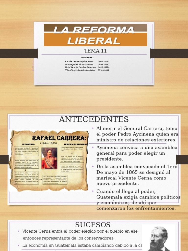 La Reforma Liberal | PDF | Guatemala | Gobierno