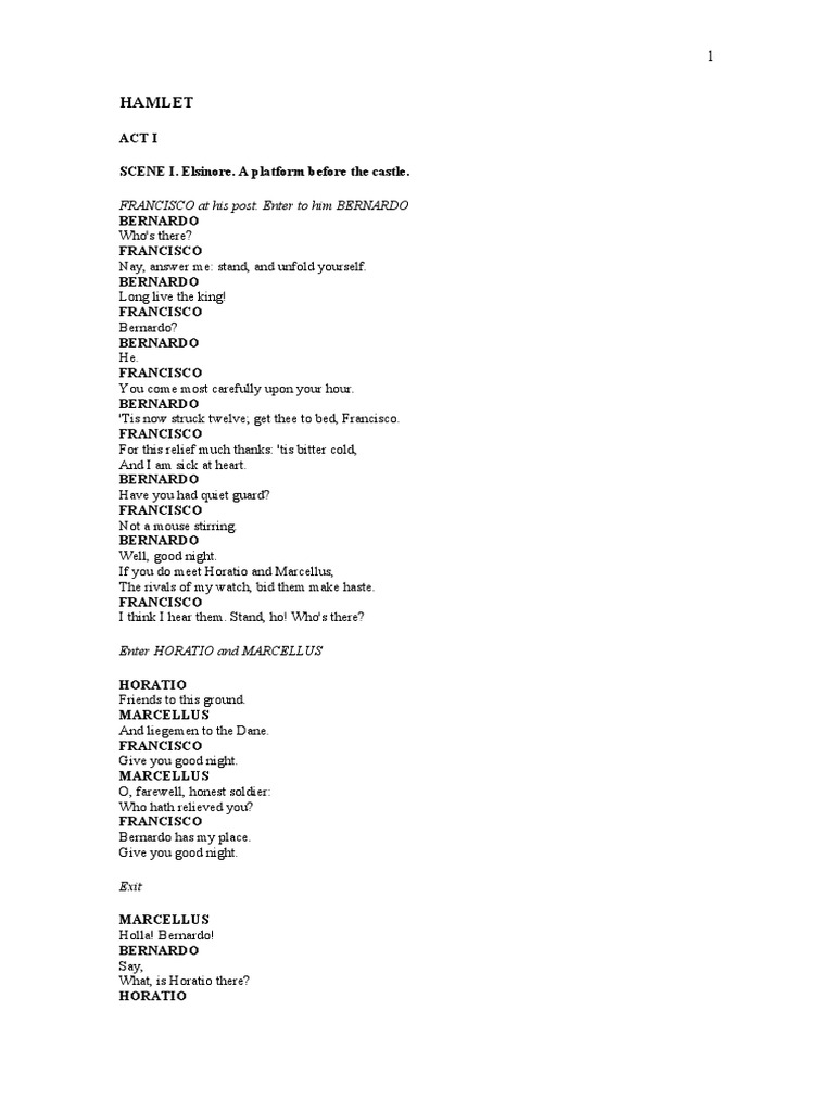 Hamlet | PDF | Hamlet