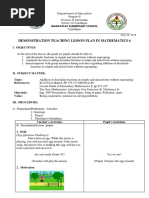Semi-Detailed Lesson Plan in MATH | PDF | Fraction (Mathematics ...