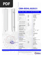 Cma BTLBHH 6517 21 21 A8 PDF | PDF | Antenna (Radio) | Decibel