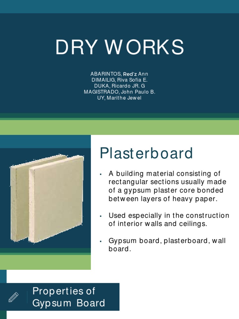 Dry Works Final | PDF | Door | Window