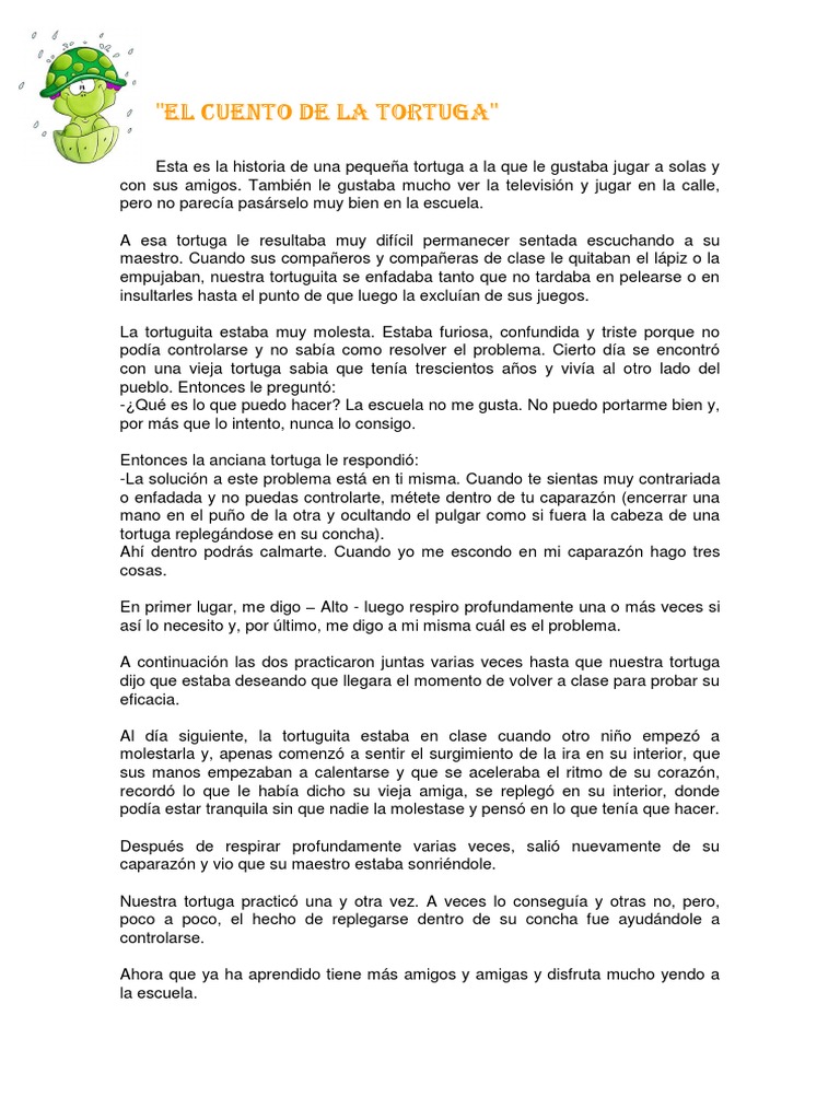 El Cuento de La Tortuga | PDF