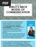 Barnlund's Transactional Model of Communication | PDF | Communication ...