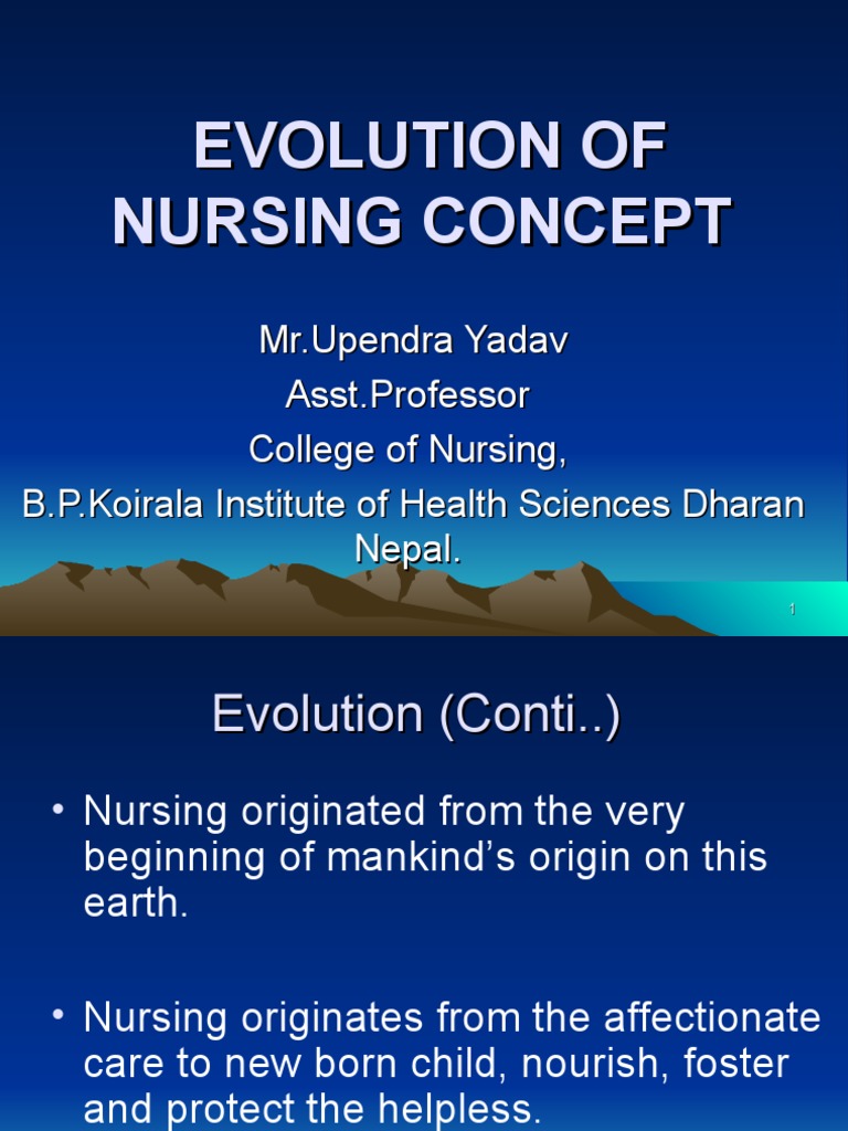 Evolution of Nursing | PDF | Nursing | Hospital