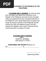 Affidavit of Proof of Life | PDF | Law