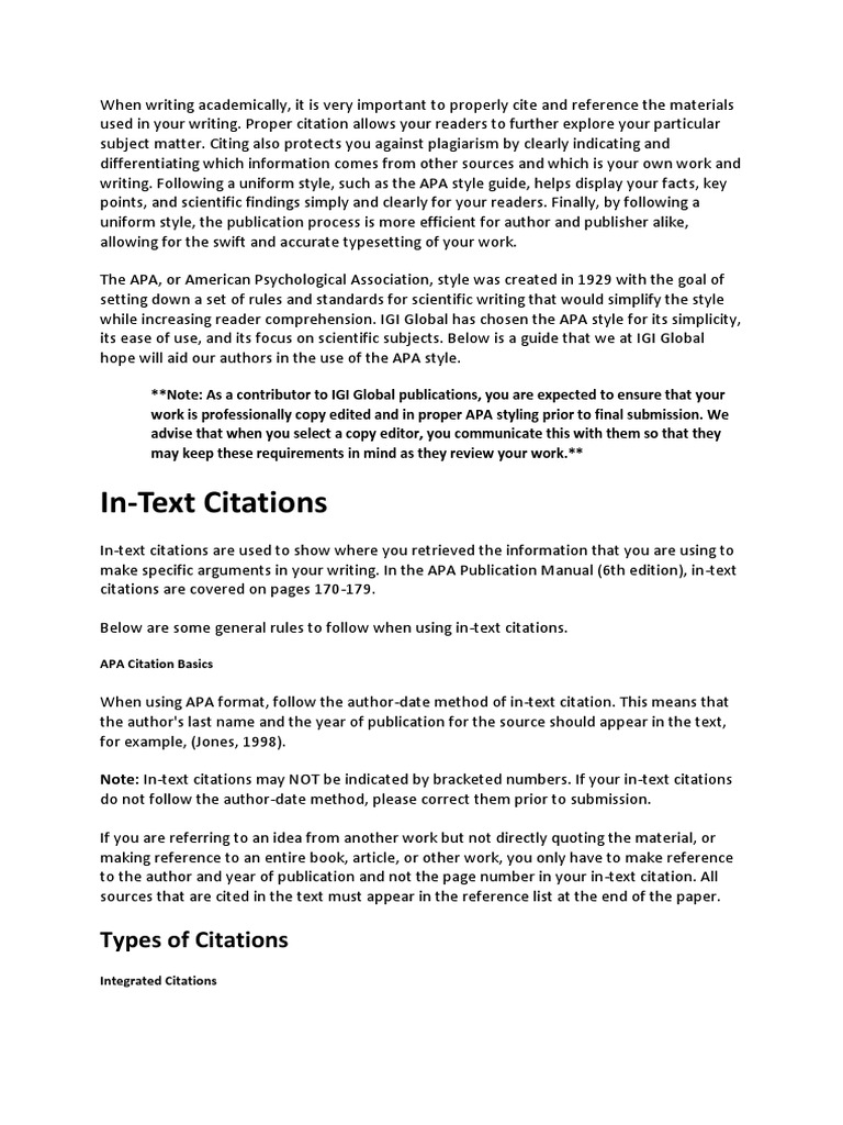 APA Citation Guidelines EXEMPLE de Scriere | PDF | Digital Object ...