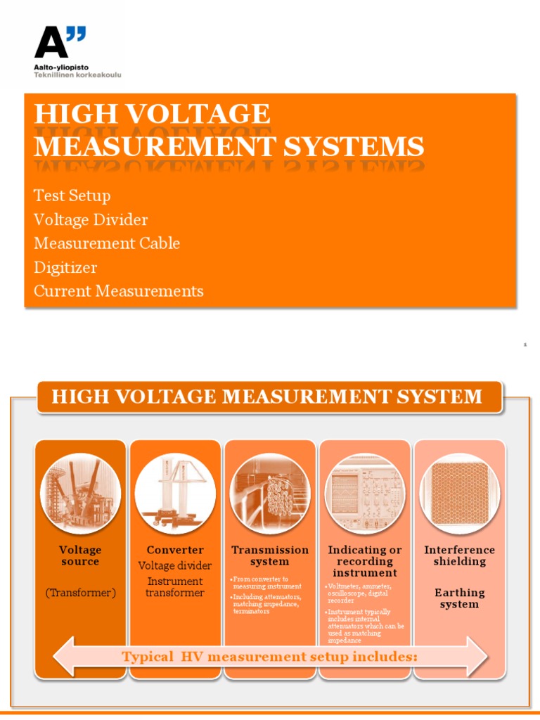Chapter 7 Measurement of High Voltage | PDF | Capacitor | Inductance