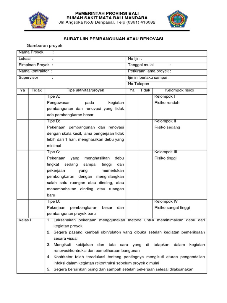 Form ICRA Bangunan | PDF