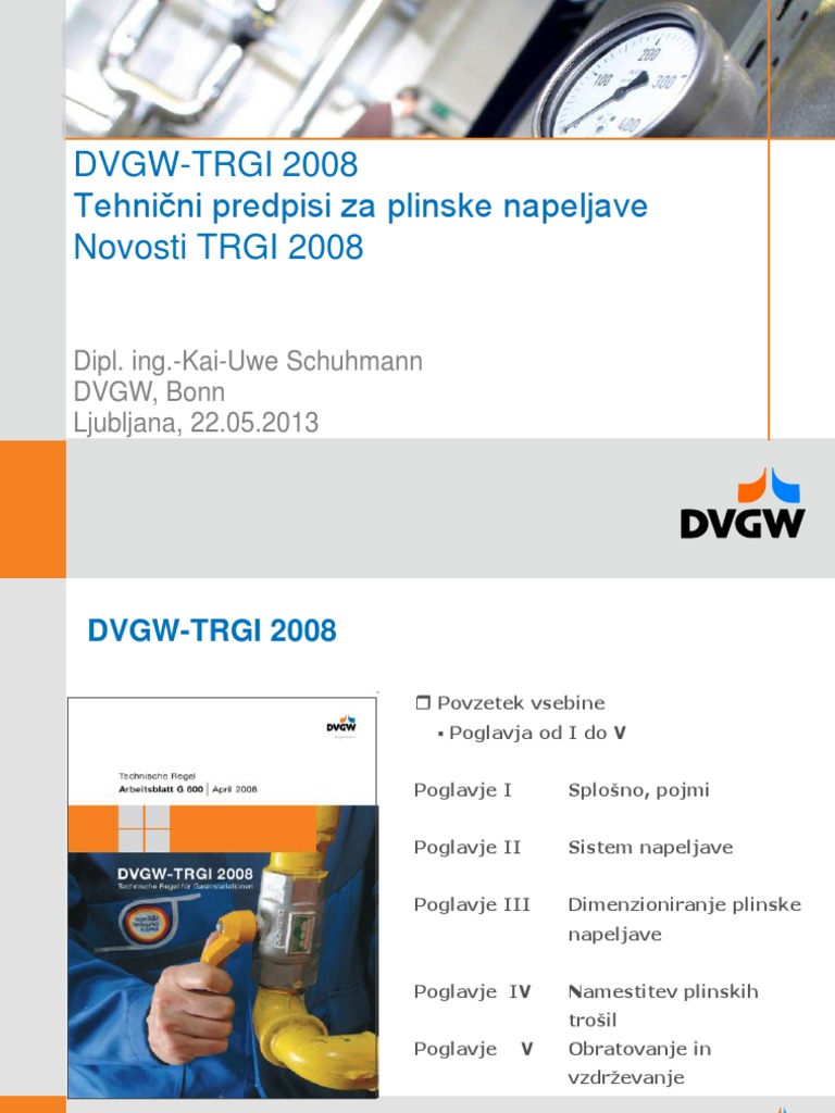GIZ DZP - Strokovno Srecanje DVGW TRGI 2008 - LJ MONS - 22 in 23 Maj 2013 | PDF