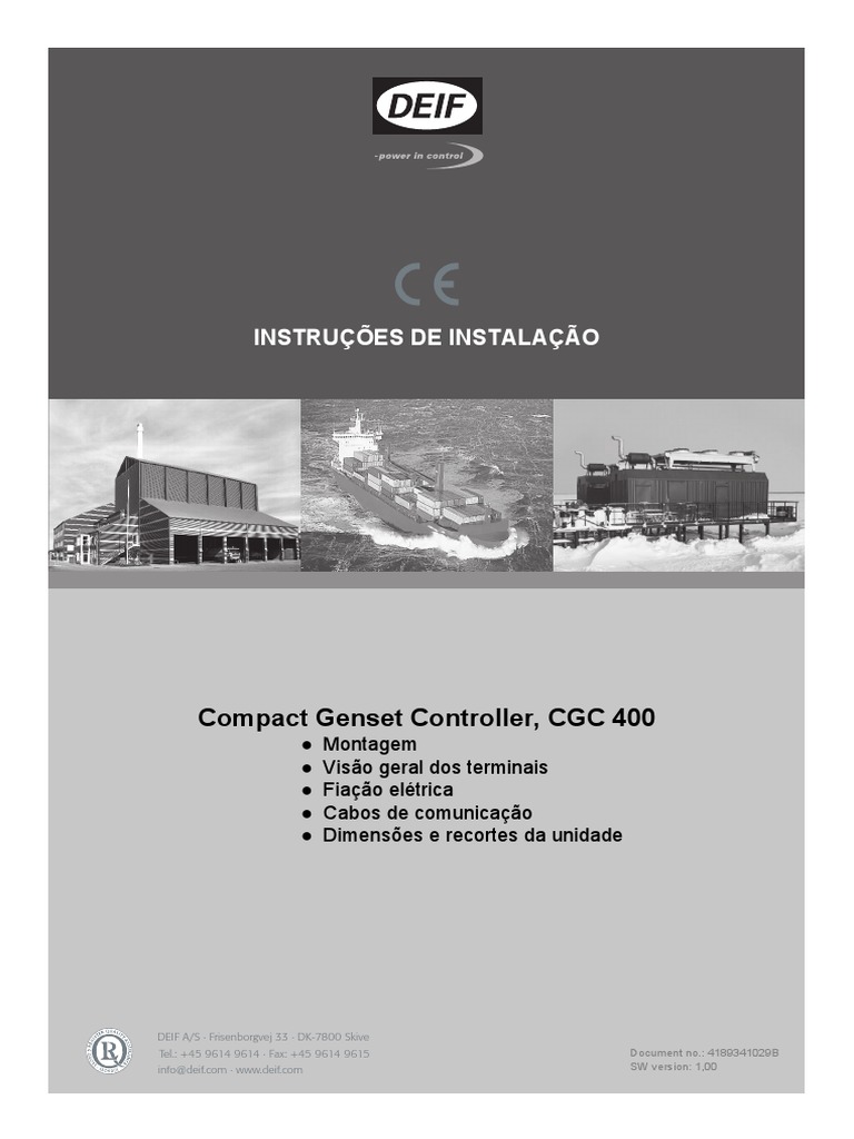 CGC 400 Installation Instructions 4189341029 BR | PDF | Relé ...