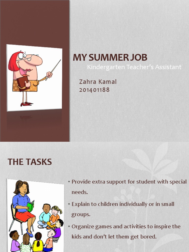 My Summer Job | PDF