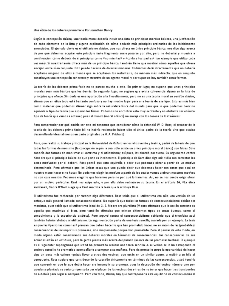INTUICIONISMO | PDF | Utilitarismo | Teoría
