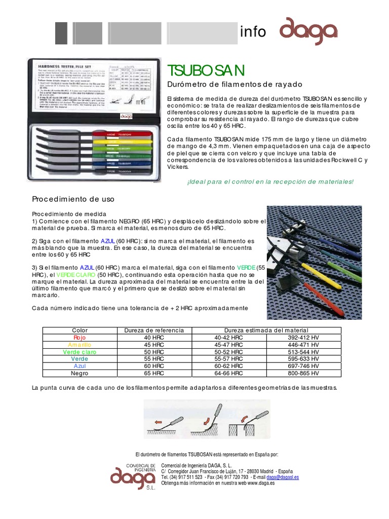 TSUBOSAN | PDF | Dureza | Verde