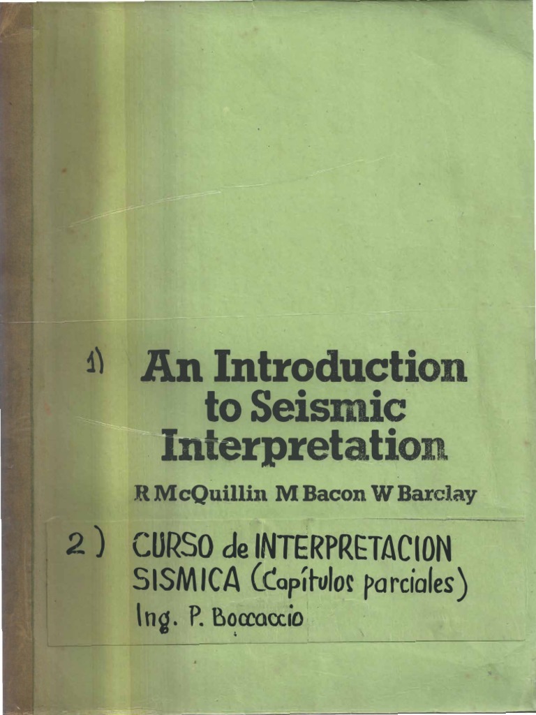 An Introduction To Seismic Interpretation PDF | PDF | Reflection ...
