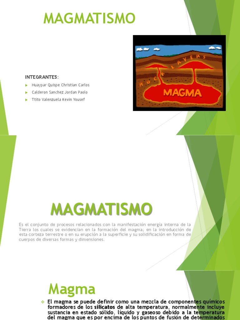 Tema 4 Magmatismo | PDF | Roca ígnea | Magma