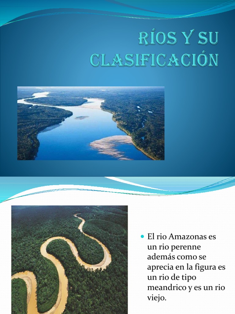 Rios y Su Clasificacion | PDF | Río | Geología