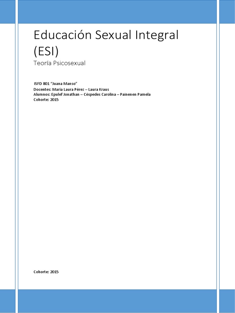 TP ESI (Recuperado) | PDF | Mente inconsciente | Complejo de Edipo