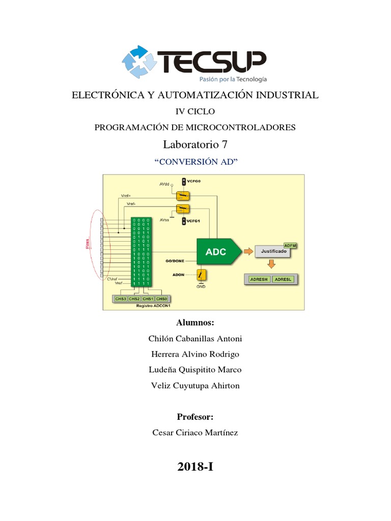 Lab7 Microcontroladores | PDF | Microcontrolador | Ciencias de la ...