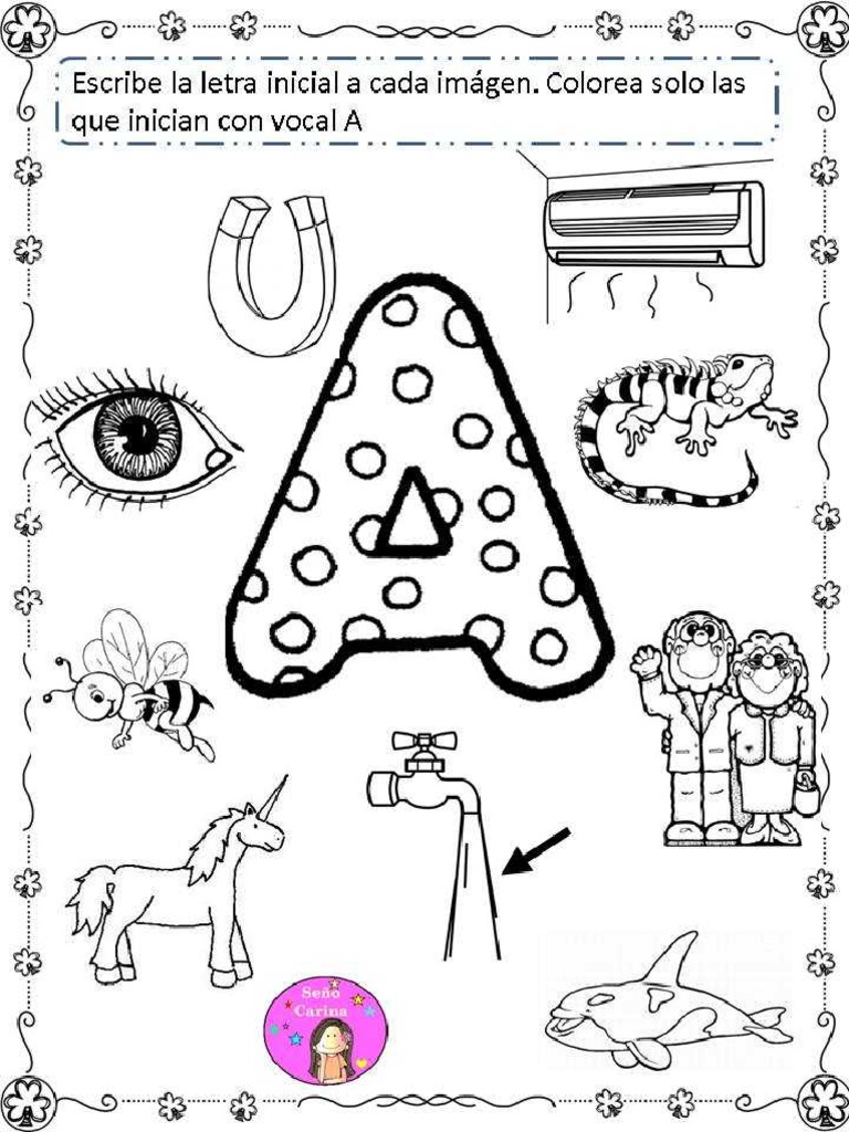 Vocales Sonido Inicial | PDF