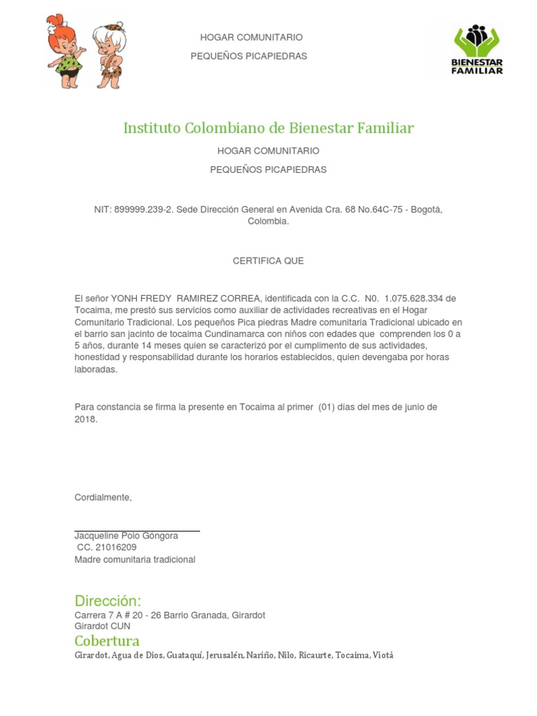 Certificacion Jardin | PDF