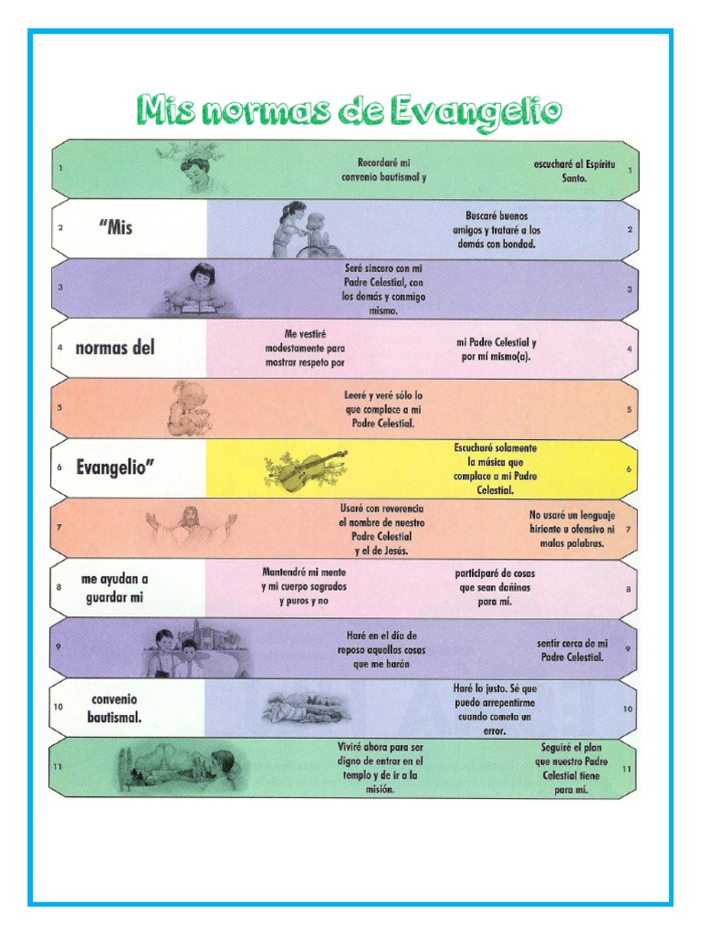 Mis Normas Del Evangelio Sud Valientes | PDF
