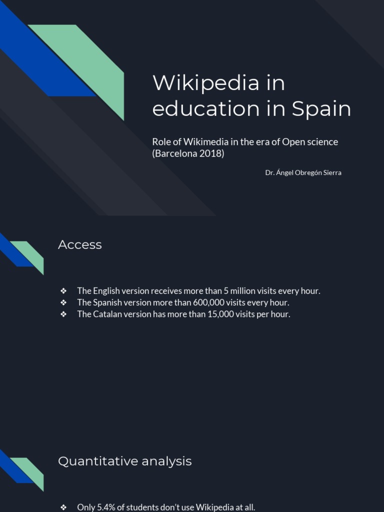 Role of Wikimedia in The Era of Open Science - Wikipedia in Education ...