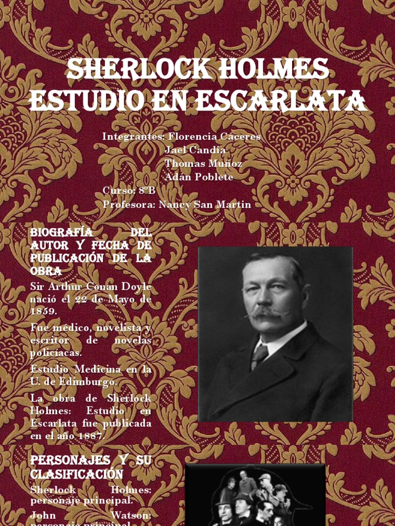 Sherlock Holmes PPT Flo | PDF | Sherlock Holmes | Dr. Watson