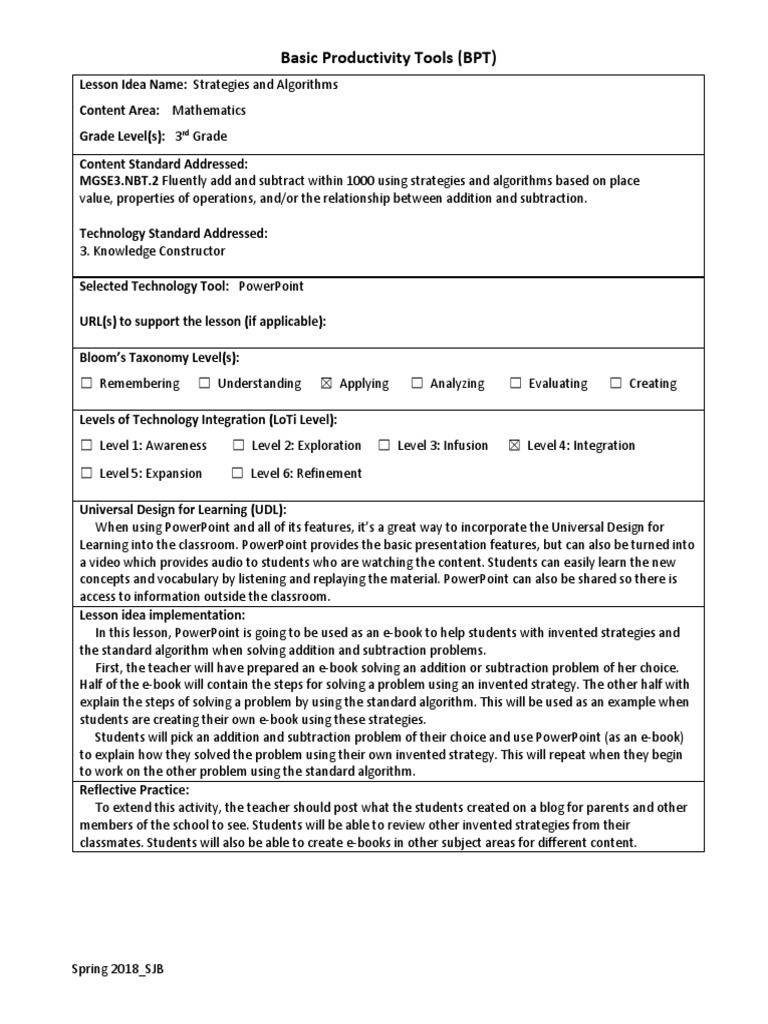 Basic Productivity Tools LP | PDF | Learning | Behavior Modification