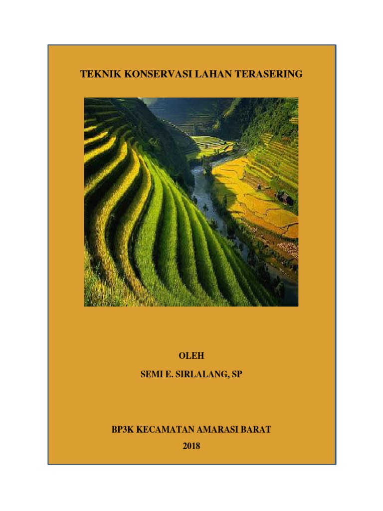 Teknik Konservasi Lahan Terasering 11 Halaman | PDF