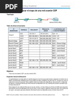 10.1.1.4 Packet Tracer - Map A Network Using CDP | PDF | Ip Address | Computer Network