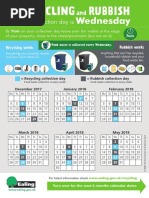 Bin Collection Calendar - North Lanarkshire Council | PDF | Pollution ...