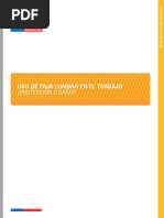 NIOSH Faja Lumbar | PDF | Factores humanos y ergonomía | Especialidades Medicas